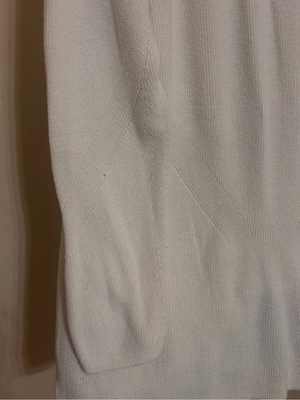 Talbots | Sweaters | Talbots Cream Openfront Draped Cardigan Sz Xl ...